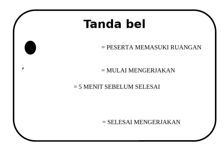 TANDA BEL | PDF