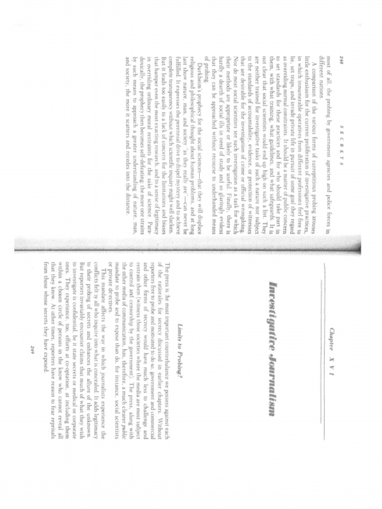 Bok, Investigative Journalism | PDF