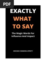 Magic Words for Influence & Impact | PDF | Motivational | Motivation