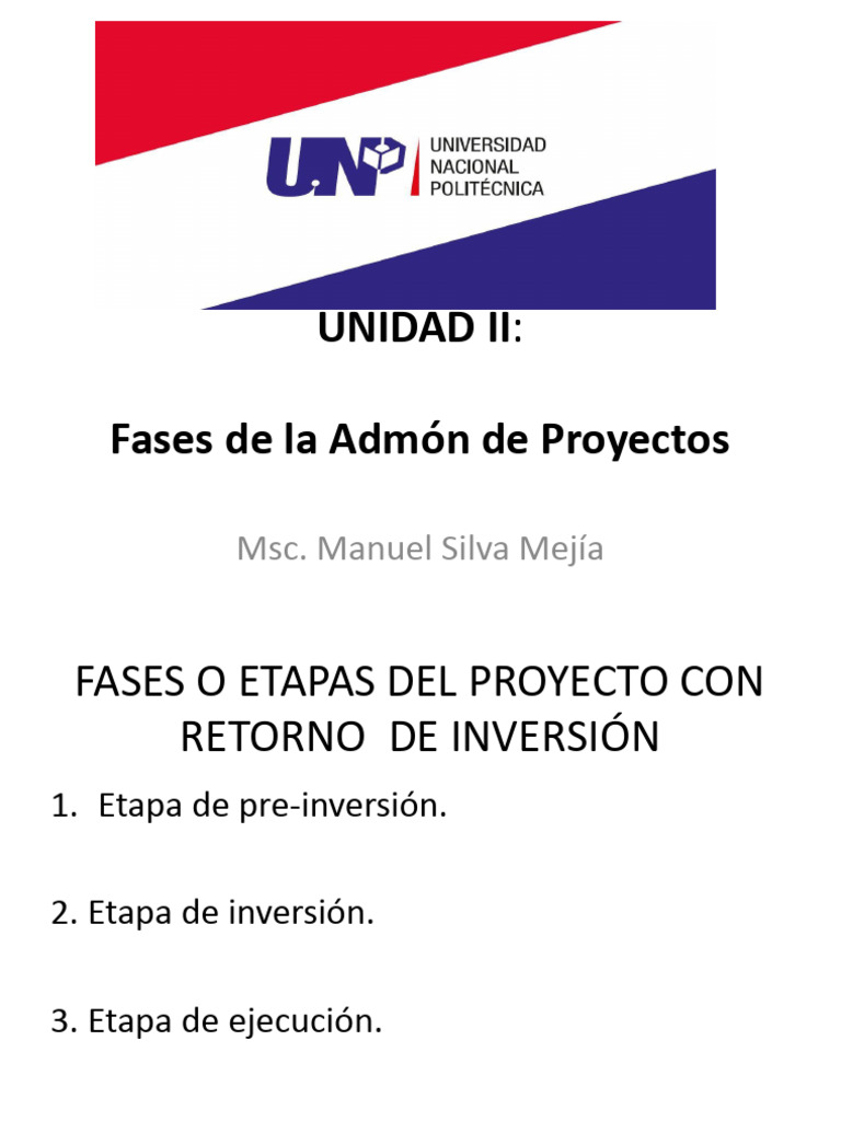 Fases de Admon Proyectos | PDF