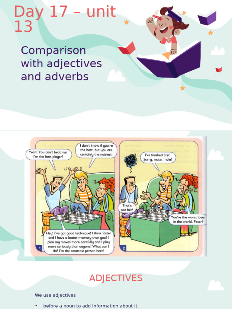 Adjectives and Adverbs Comparison Guide | PDF | Adjective | Adverb