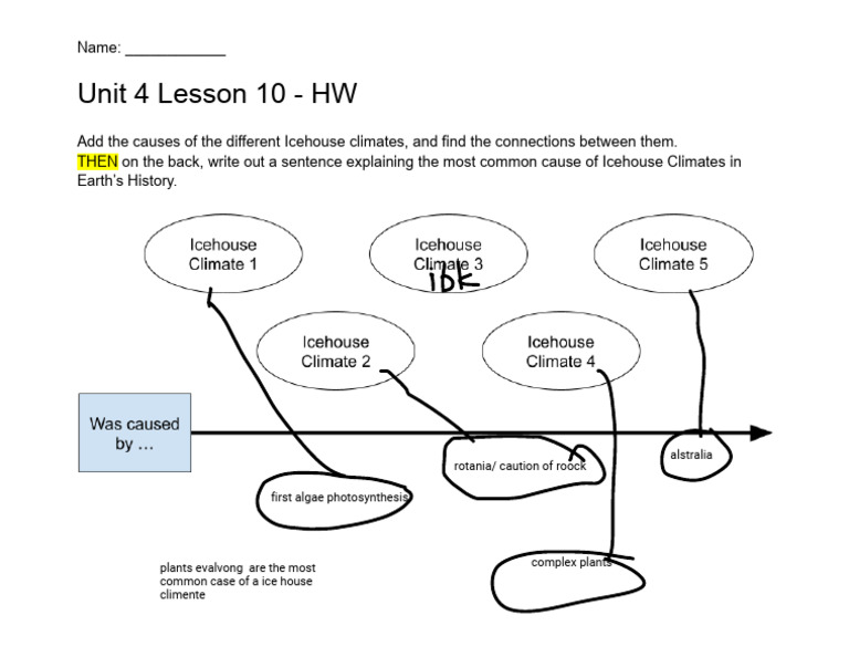 Unit 4 Lesson 10 - HW | PDF