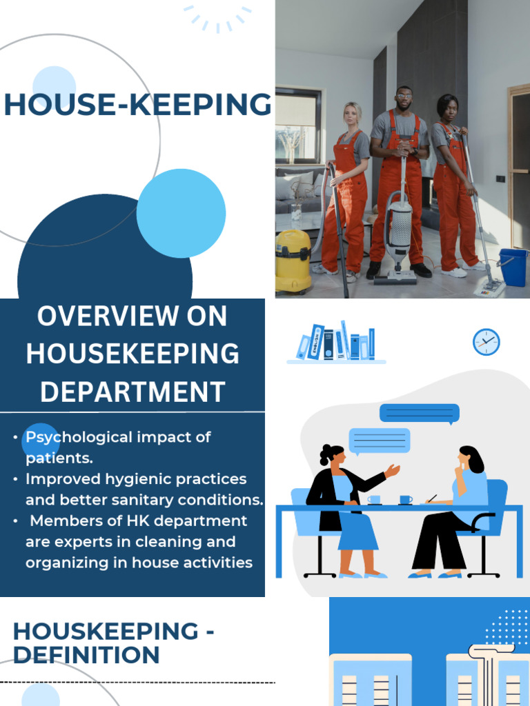 Overview On Housekeeping Department (2) (1) - 240624 - 230950 | PDF ...