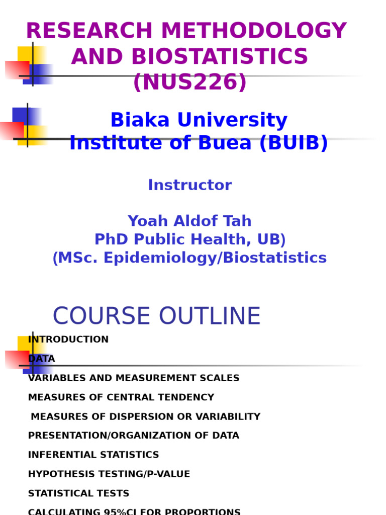 Biostatistics Nurses HND | PDF | Statistics | Mean