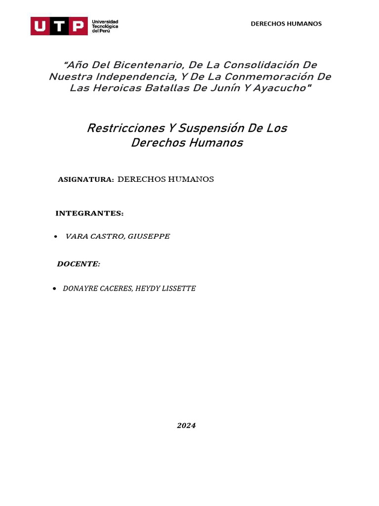NNNN | PDF | Derechos humanos | Derechos