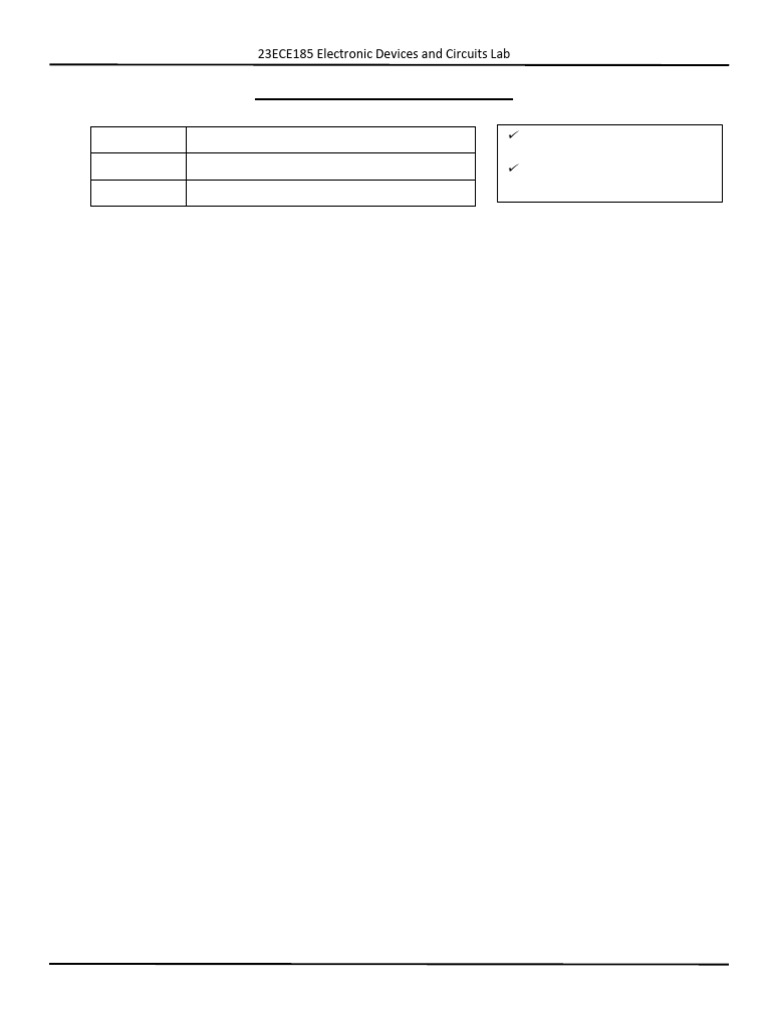 Lab sheet 2 Diode Characteristics | PDF | P–N Junction | Diode