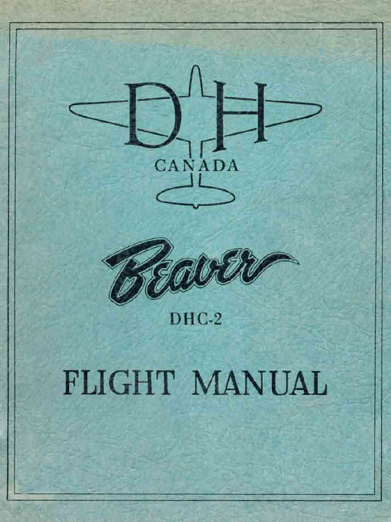 DHC-2 Beaver Flight Manual | PDF