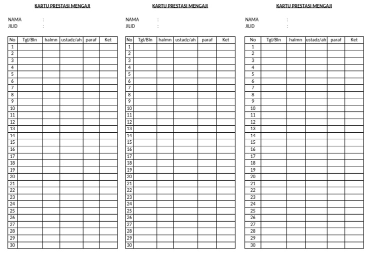 Kartu Baca Iqra | PDF