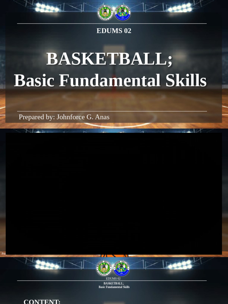Anas Basketball Basic Fundamental Skills | PDF | Games Of Physical Skill | Sports Rules And ...