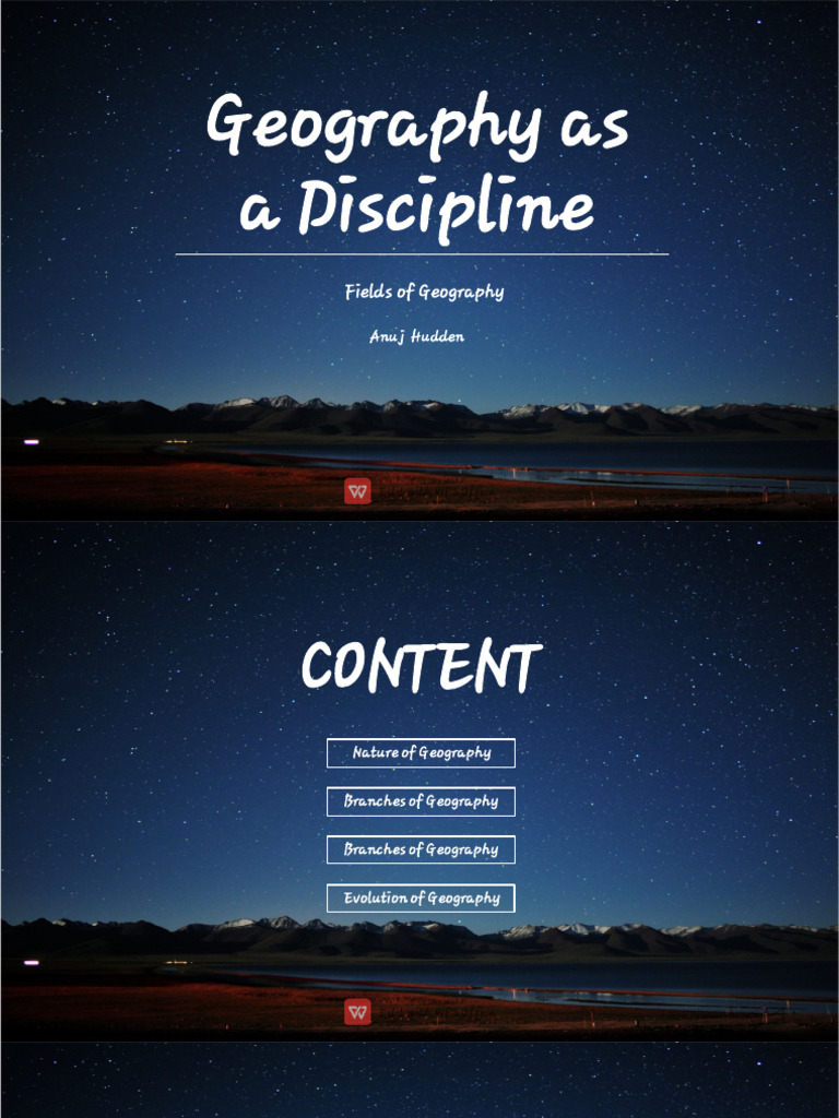 Geography As A Discipline | PDF | Geography | Earth Sciences