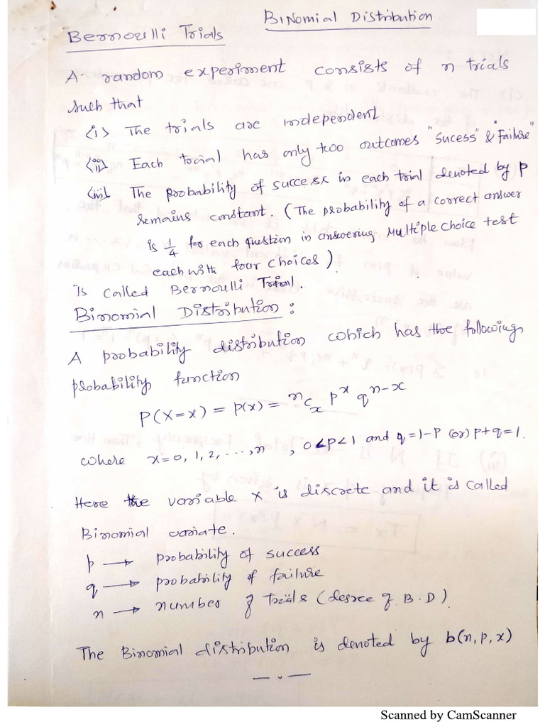 Binomial Distribution | PDF