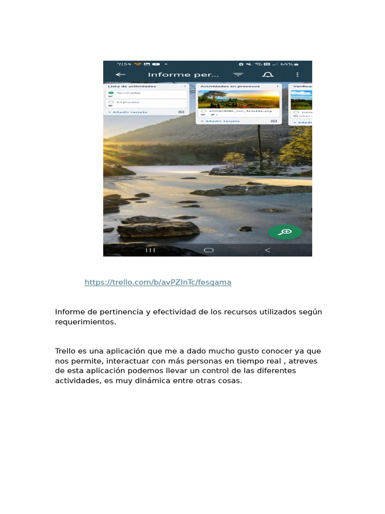 Informe de Pertinencia y Efectividad de Los Recursos Utilizados Segun Requerimientos | PDF