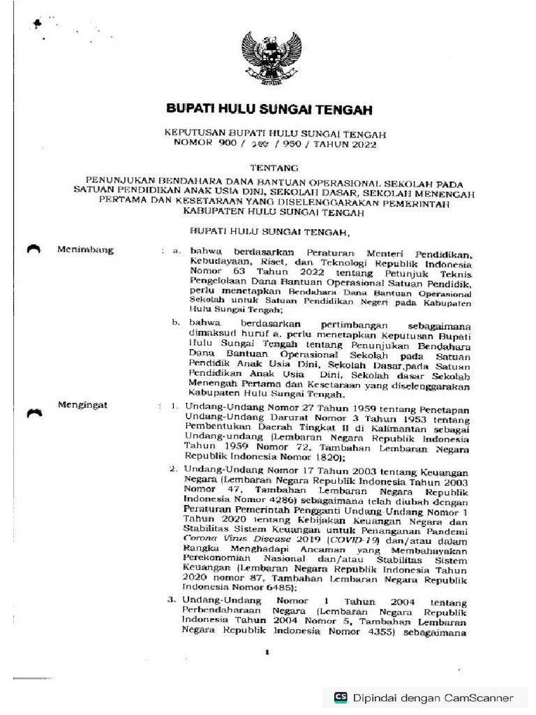 SK Bendahara 2023 | PDF