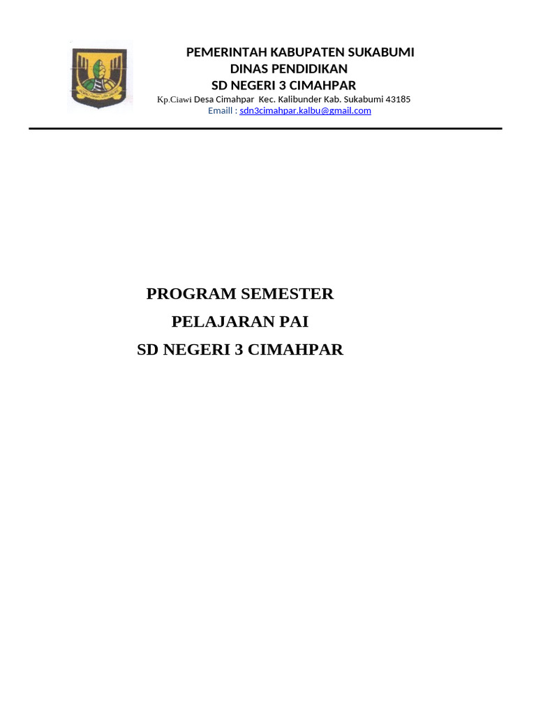 2 Program Semester Pai | PDF