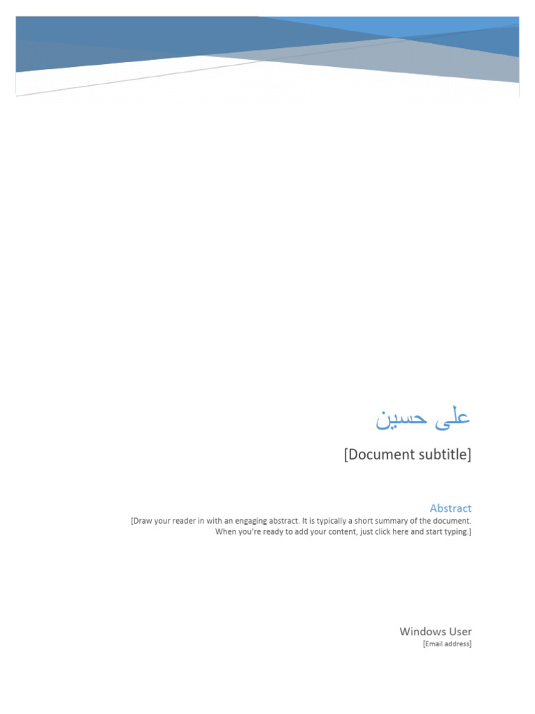 (Document Subtitle) : Windows User | PDF