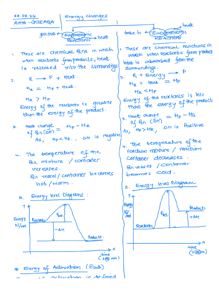Energy Changes-Gcse | PDF
