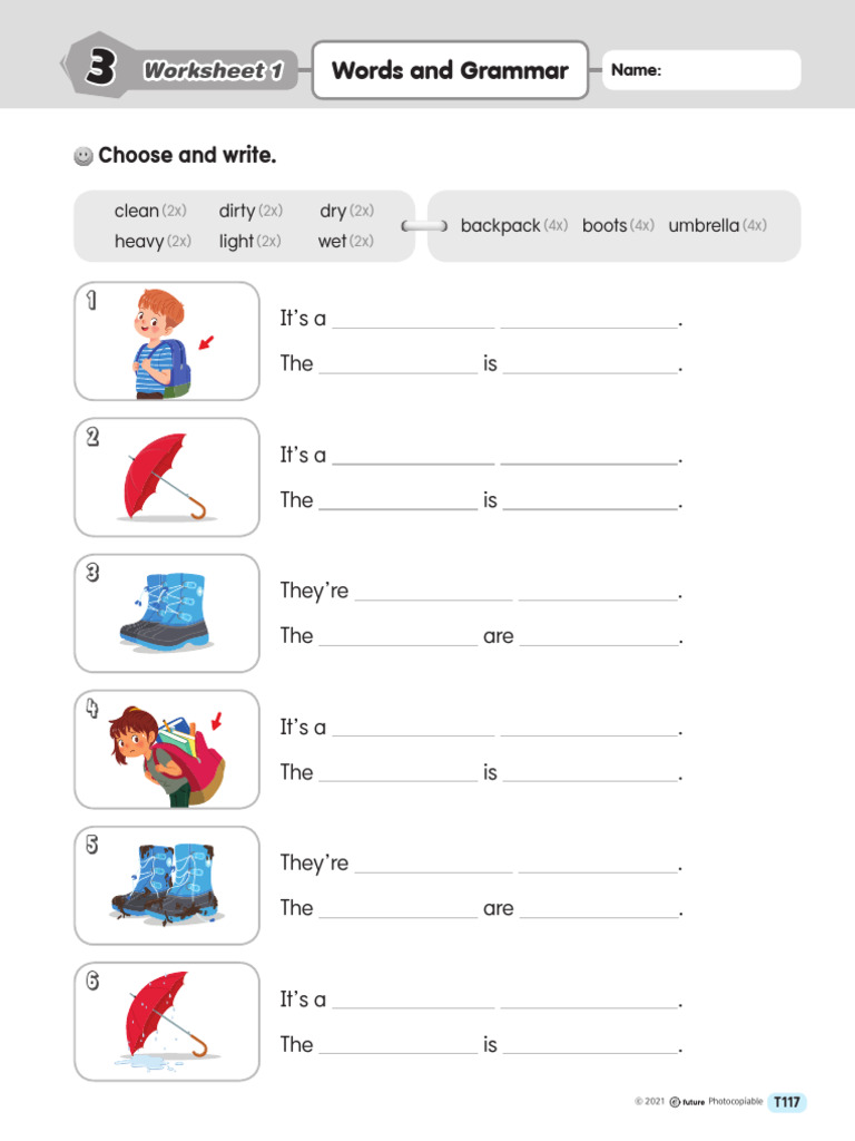 Let - S Smile 3 - Worksheet - Unit 3 | PDF