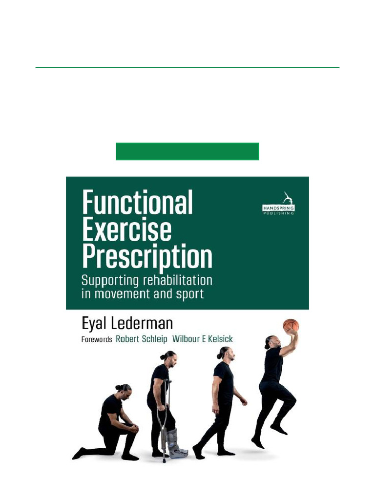 Functional Exercise for Rehabilitation | PDF | Physical Therapy | Tendon