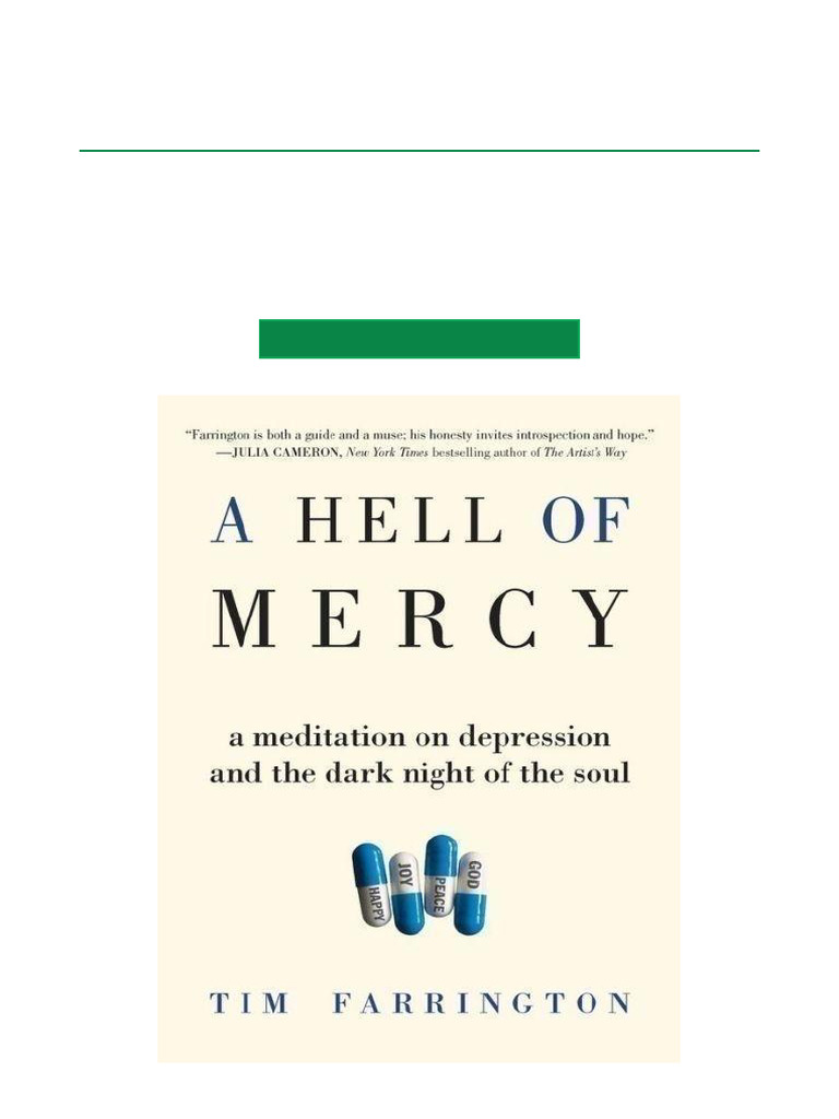A Hell of Mercy A Meditation On Depression and The Dark Night of The ...