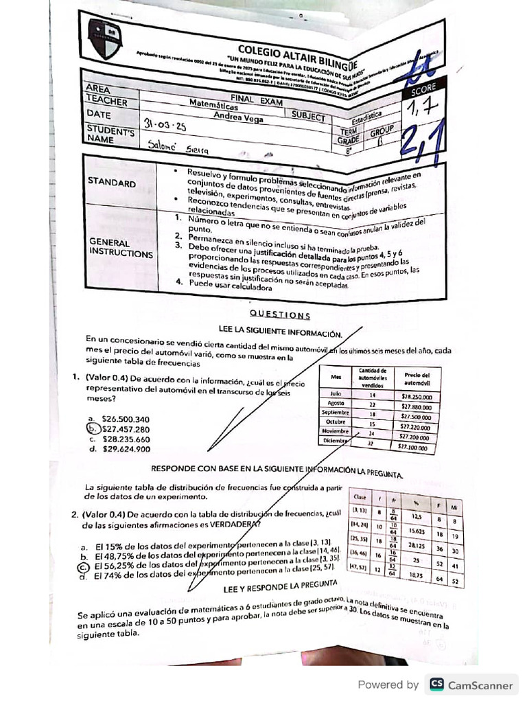 Examen | PDF
