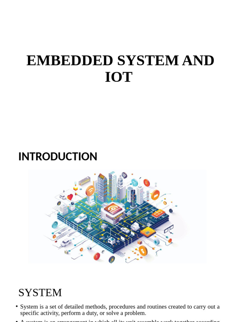 Embedded System and Iot My | PDF | Logic Gate | Random Access Memory