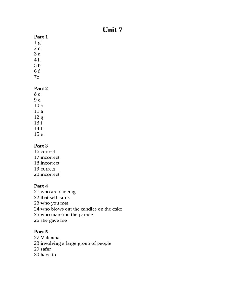 Unit 7 Pdf