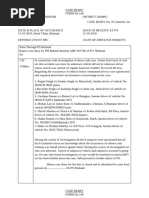 Police Case Diary Samples | PDF | Crimes | Crime & Violence