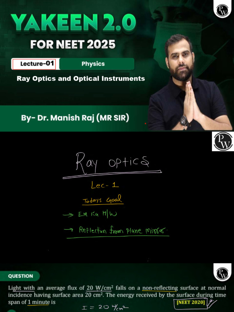 Ray Optics and Instruments Guide | PDF