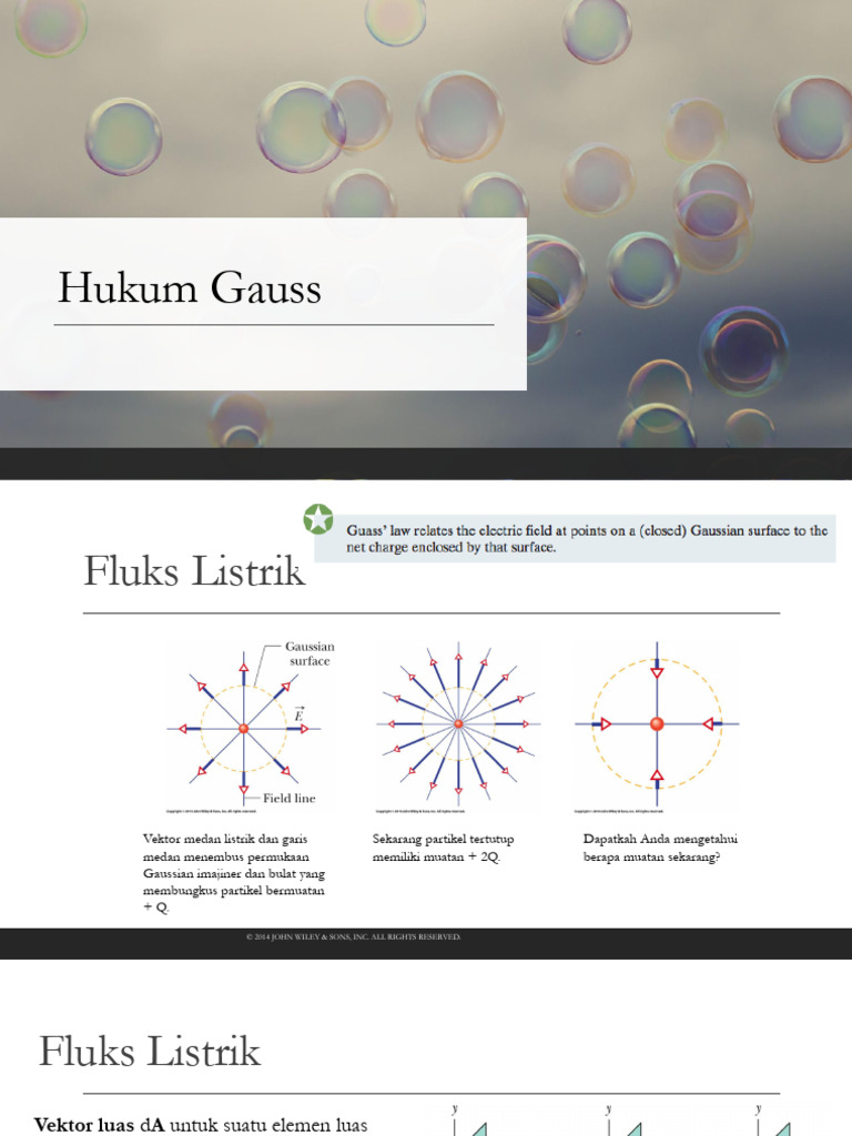 Hukum Gauss dan Fluks Listrik | PDF