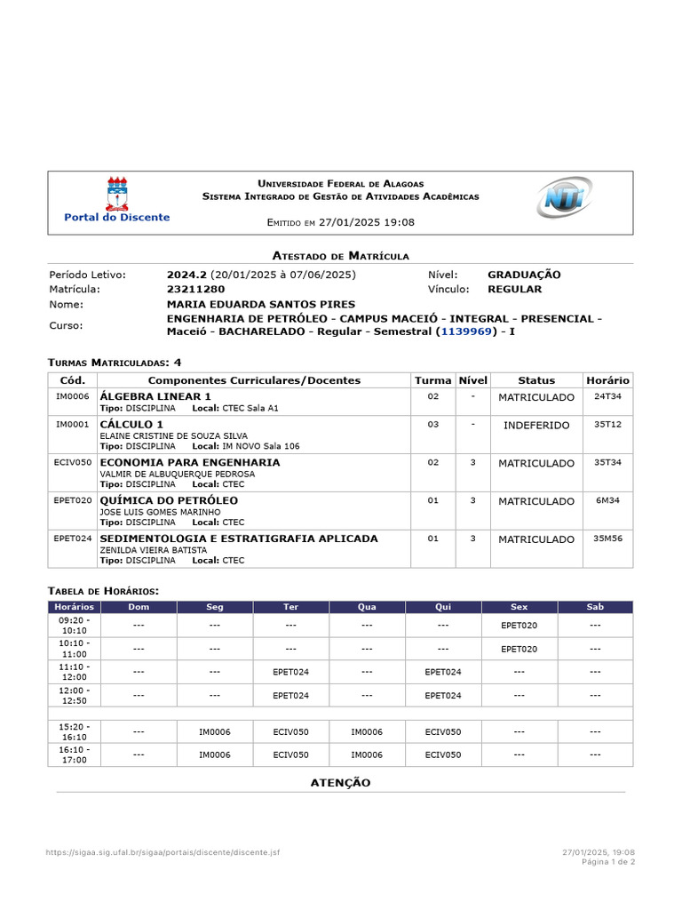 Sistema Integrado de Gestão de Atividades Acadêmicas | PDF | Science ...