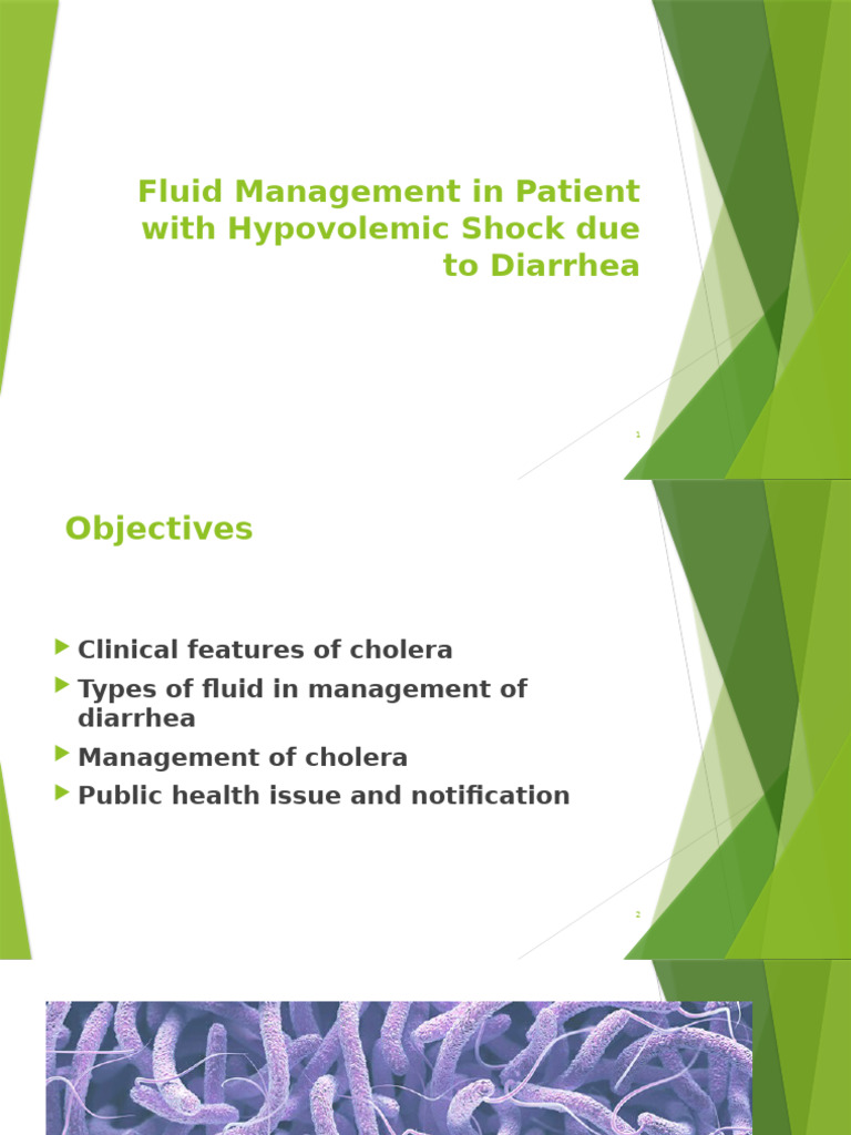 4. Fluid Management in Patient With Hypovolemic Shock Due | PDF ...