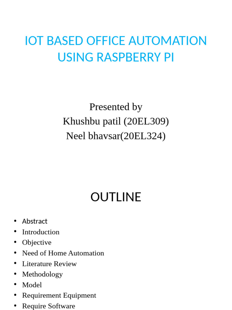 Home Automation Using Raspberry Pi | PDF | Home Automation | Internet Of Things