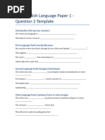 Sentence Starters for GCSE Language Paper 1 | PDF | Learning | Semiotics