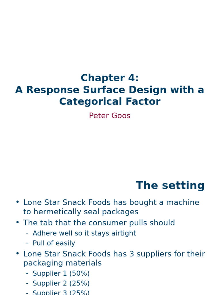 Chapter 4 Response Surface With Categorical Factor Version Iupfood ...