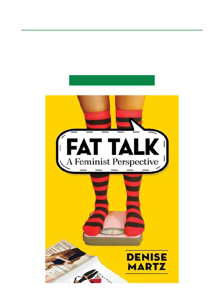 Fat Talk A Feminist Perspective High-Quality Download | PDF | Feminism ...
