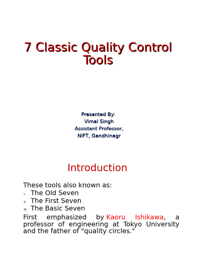 Session 11 - Seven Classic Quality Controls Tools 2 | PDF | Histogram | Scatter Plot
