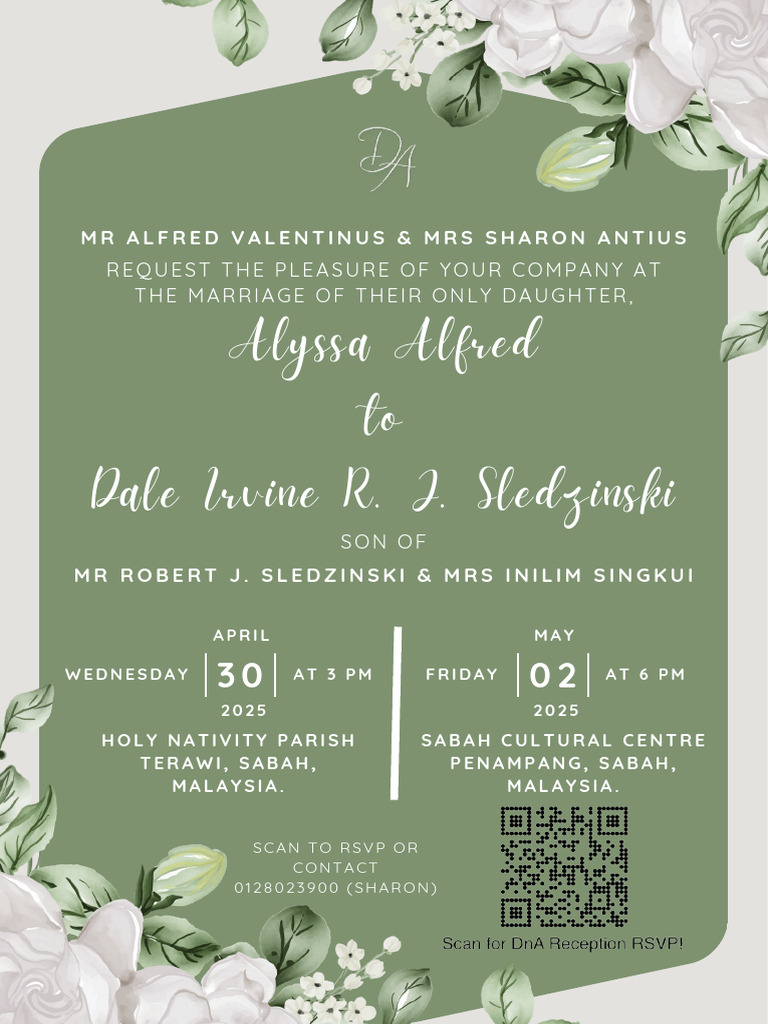 DnA Wedding Invitation PDF | PDF