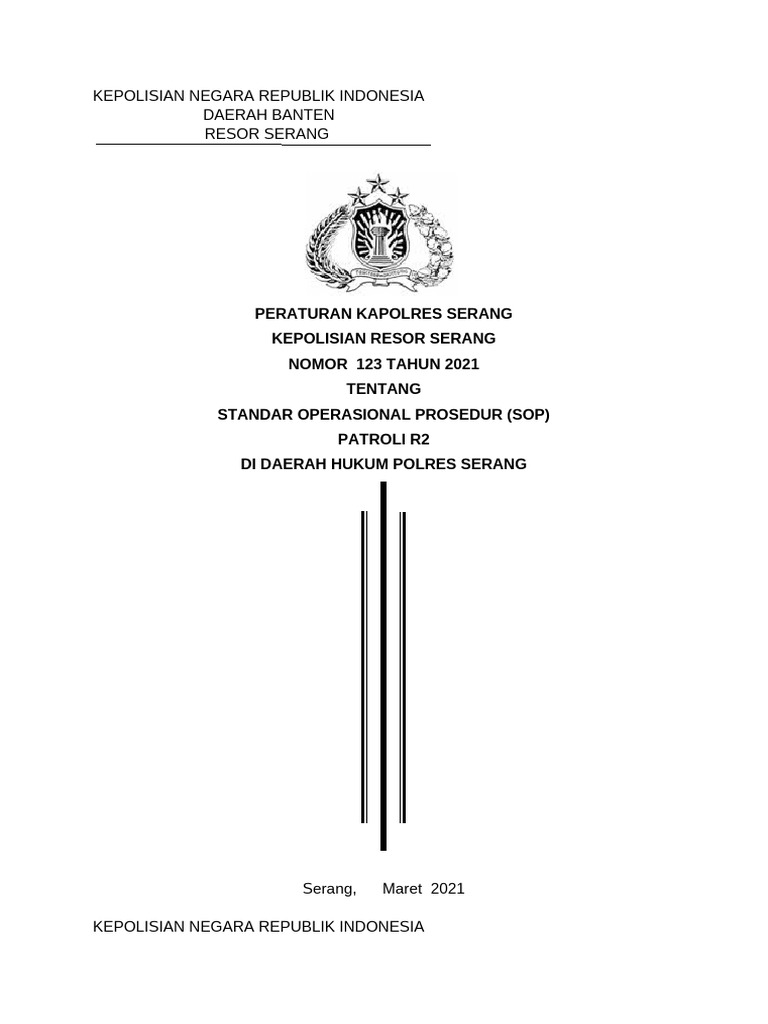 Sop Patroli r2 | PDF