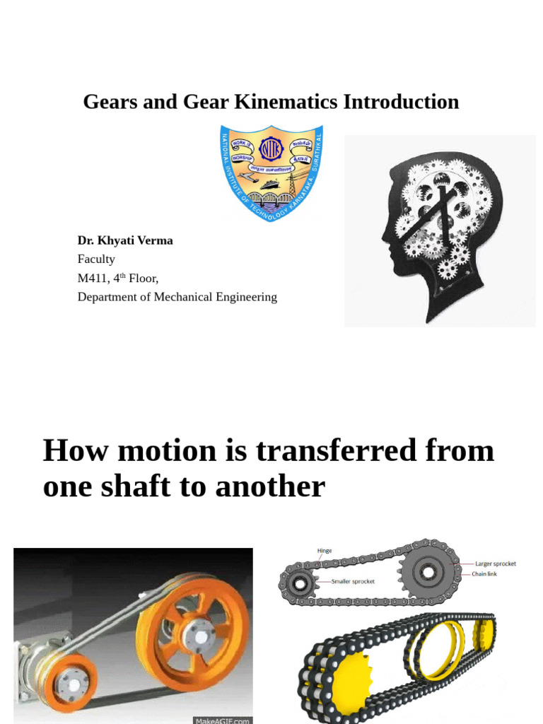 Gear Introduction | PDF | Gear | Mechanical Engineering