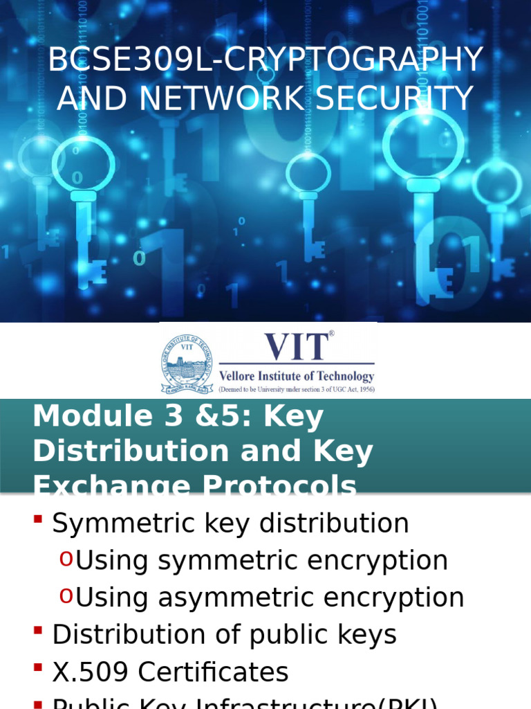 Key Distribution-X.509, PKI | PDF | Public Key Cryptography | Public Key Certificate
