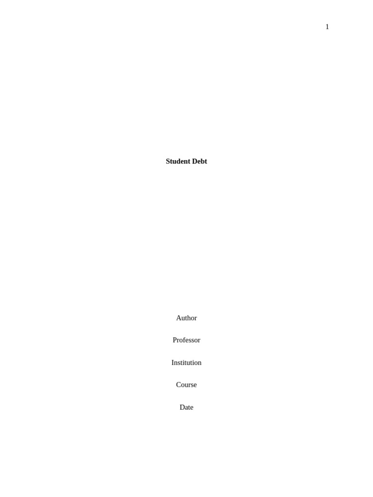 Order 8602384 Student Debt | PDF | Debt | Student Loan