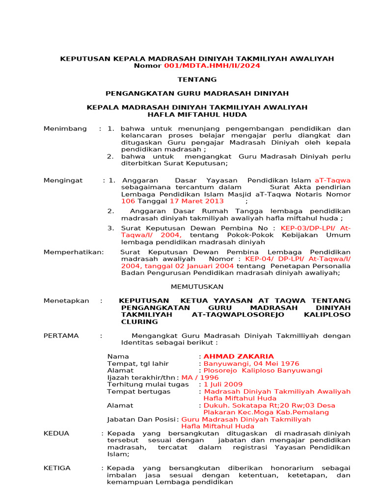 SK - Guru MDTA HMH | PDF