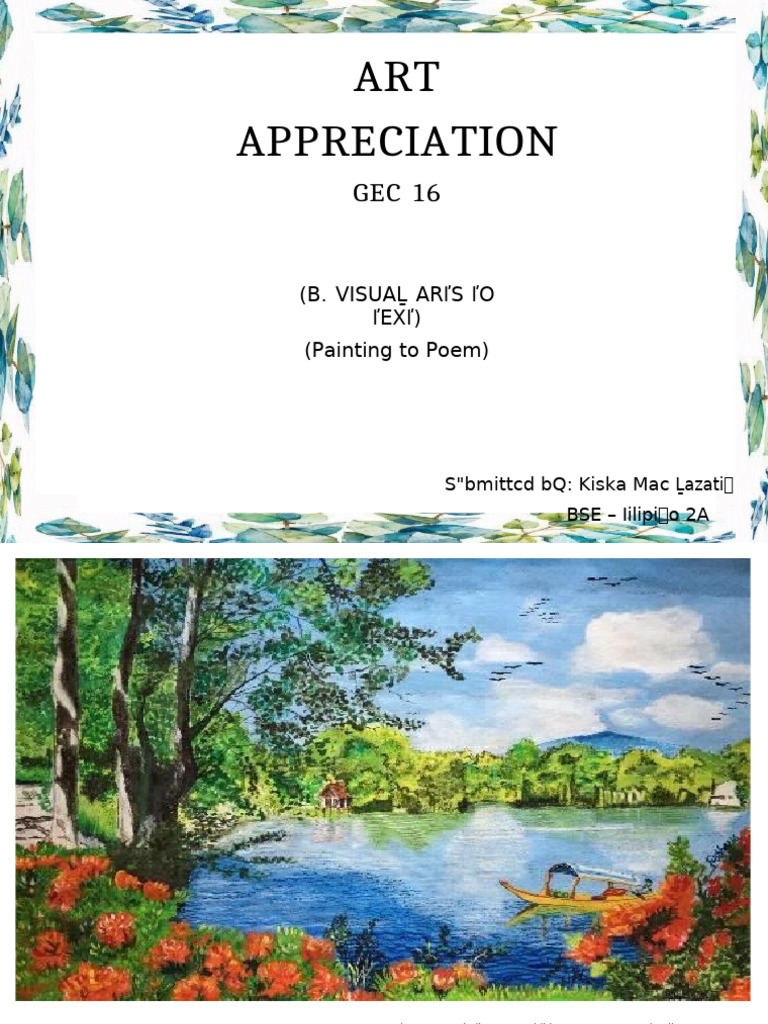 TRANSCREATION - Painting to Poem- | PDF