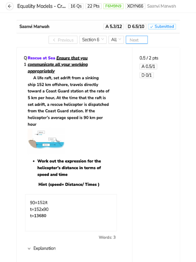 Equality Models Assesrep Test (Yr 10) 6 | PDF