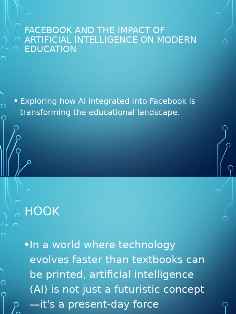 Facebook AI Education | PDF