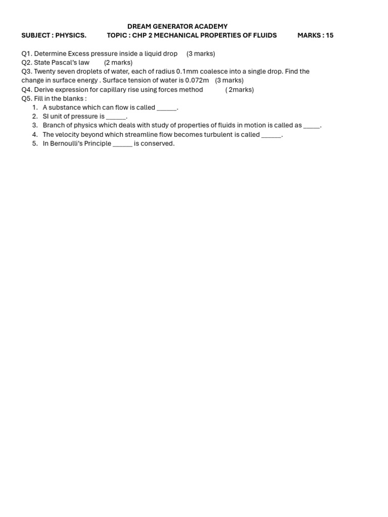 Physics CHP 2 Test | PDF