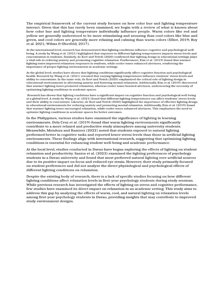 The Empirical Framework of The Current Study Focuses On How Color Hue ...