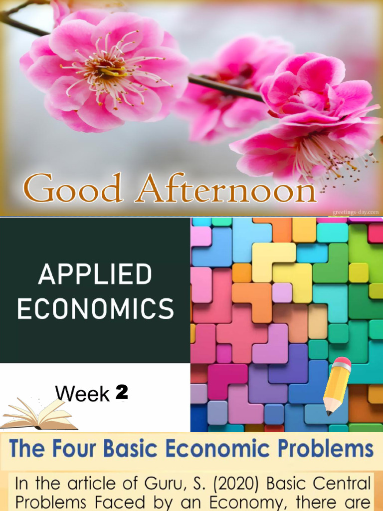 Basic Economic Problems of The Country | PDF
