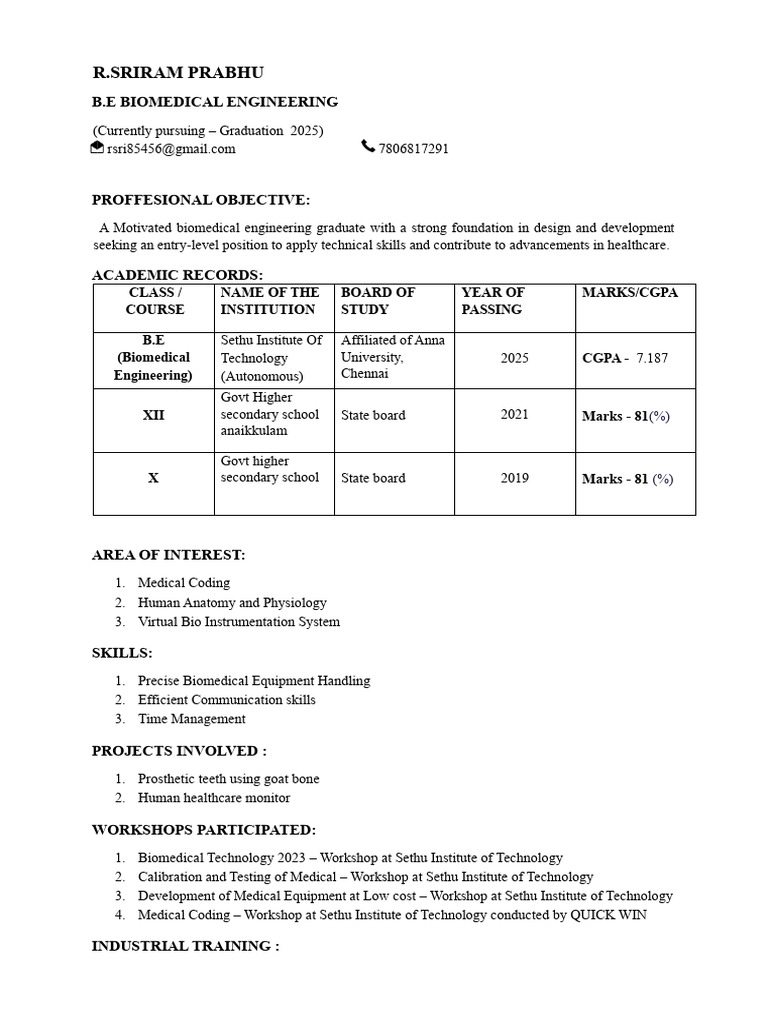 Sriram Prabhu-1 | PDF