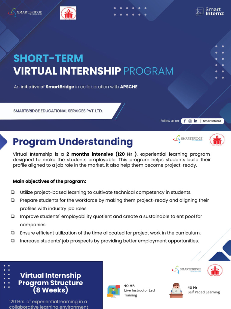 Short-Term Virtual Internship Program | PDF | Learning | Cognition